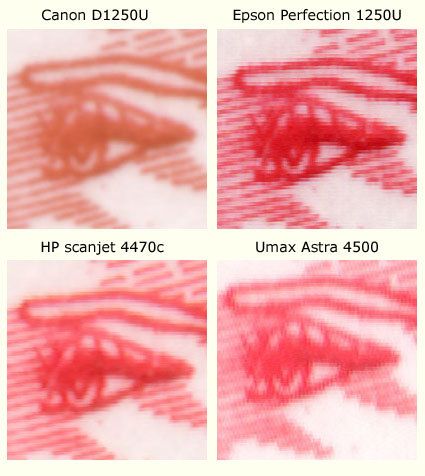 1200 And 2400 Dpi Postage Stamp (Excerpts) - Under Scrutiny: Four 1200 ...