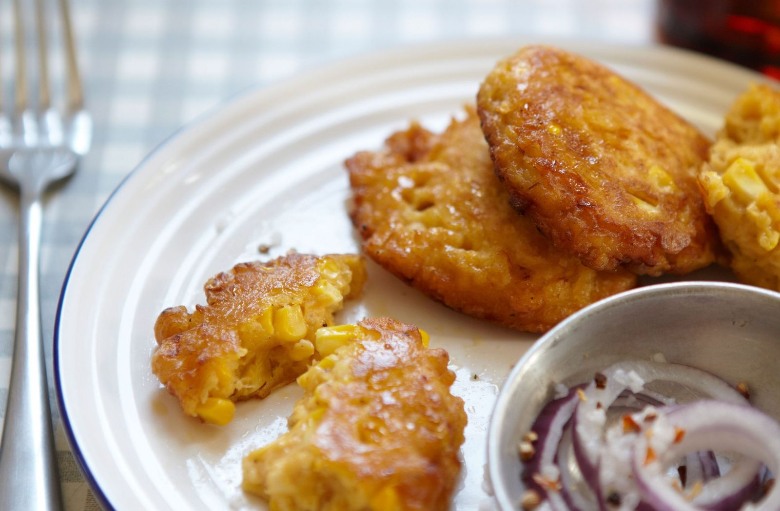 Sweetcorn fritters | American Recipes | GoodtoKnow