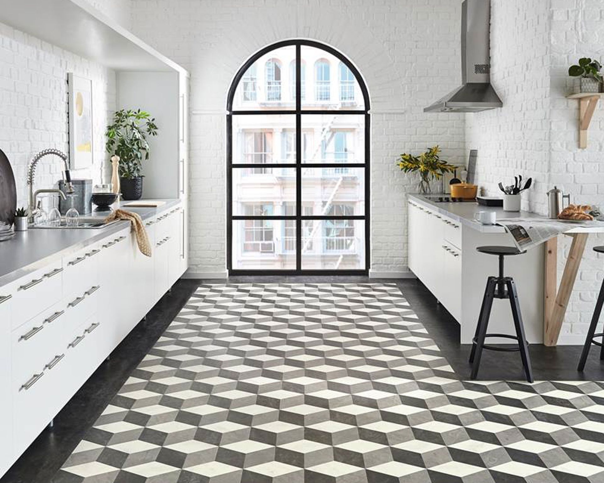 Vinyl flooring for kitchens: 14 floor ideas made from vinyl | Real Homes