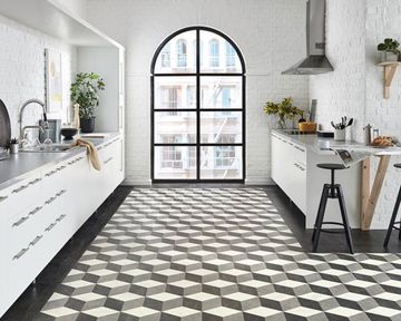 Vinyl flooring for kitchens: 14 floor ideas made from vinyl | Real Homes