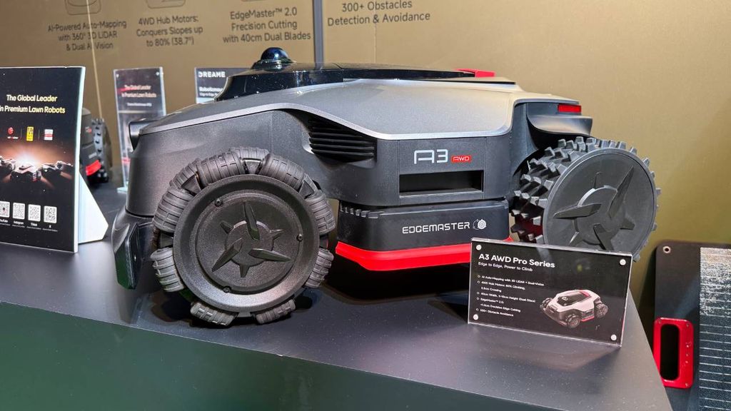 Dreame's AI-powered robot lawn mower has four-wheel drive and can ...