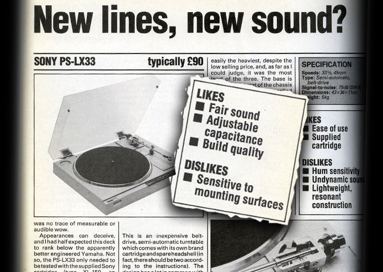 That Was Then… Sony PS-LX33 review | What Hi-Fi?