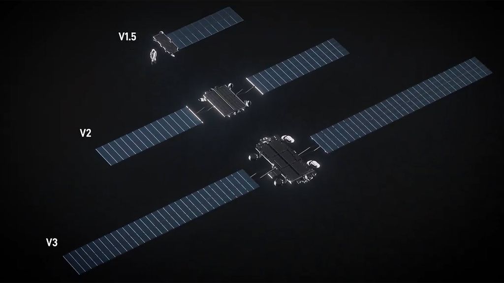 SpaceX shows off massive new V3 Starlink satellites — expanded ...
