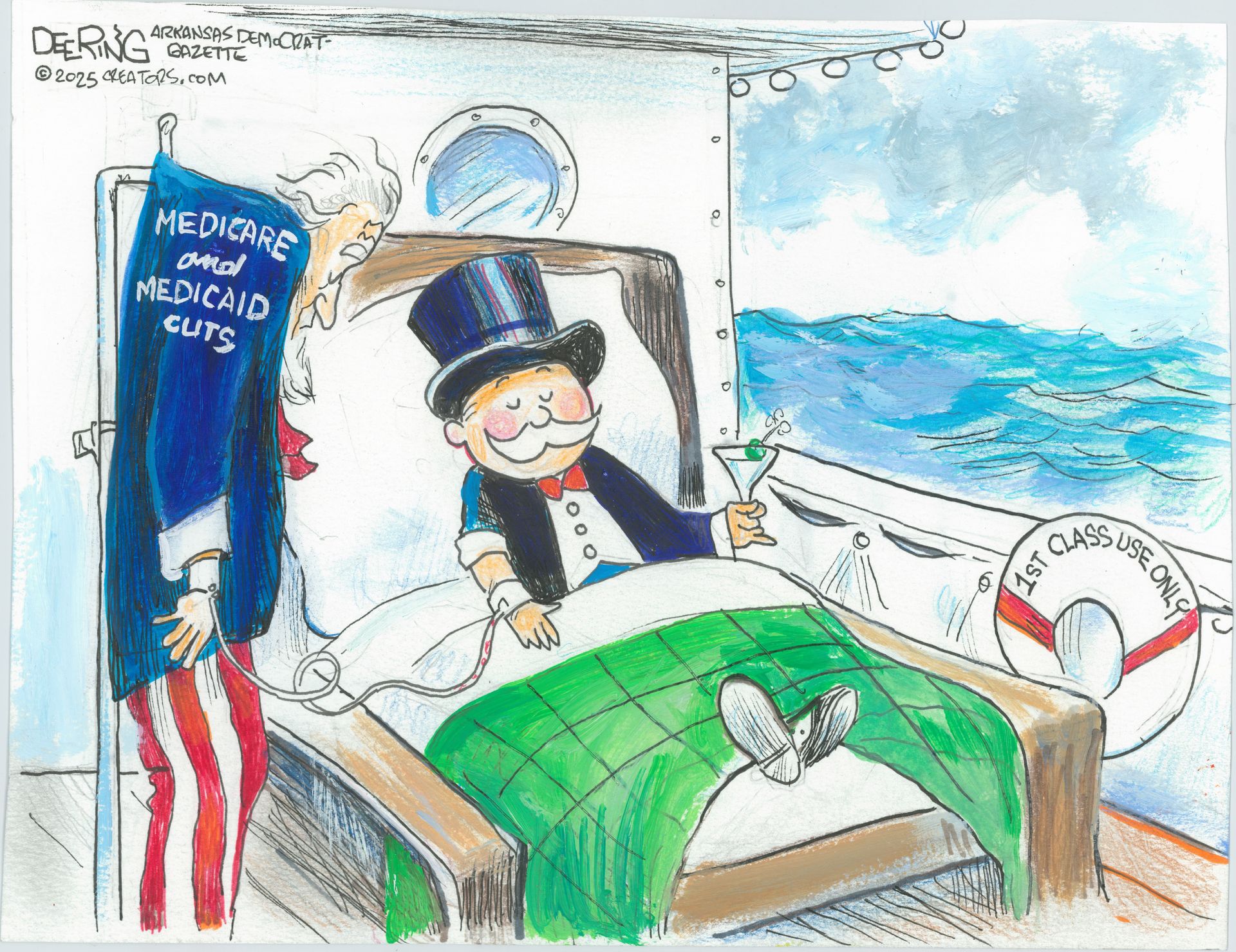 Mr. Moneybags enjoys his health care | May 24 editorial cartoons | The Week