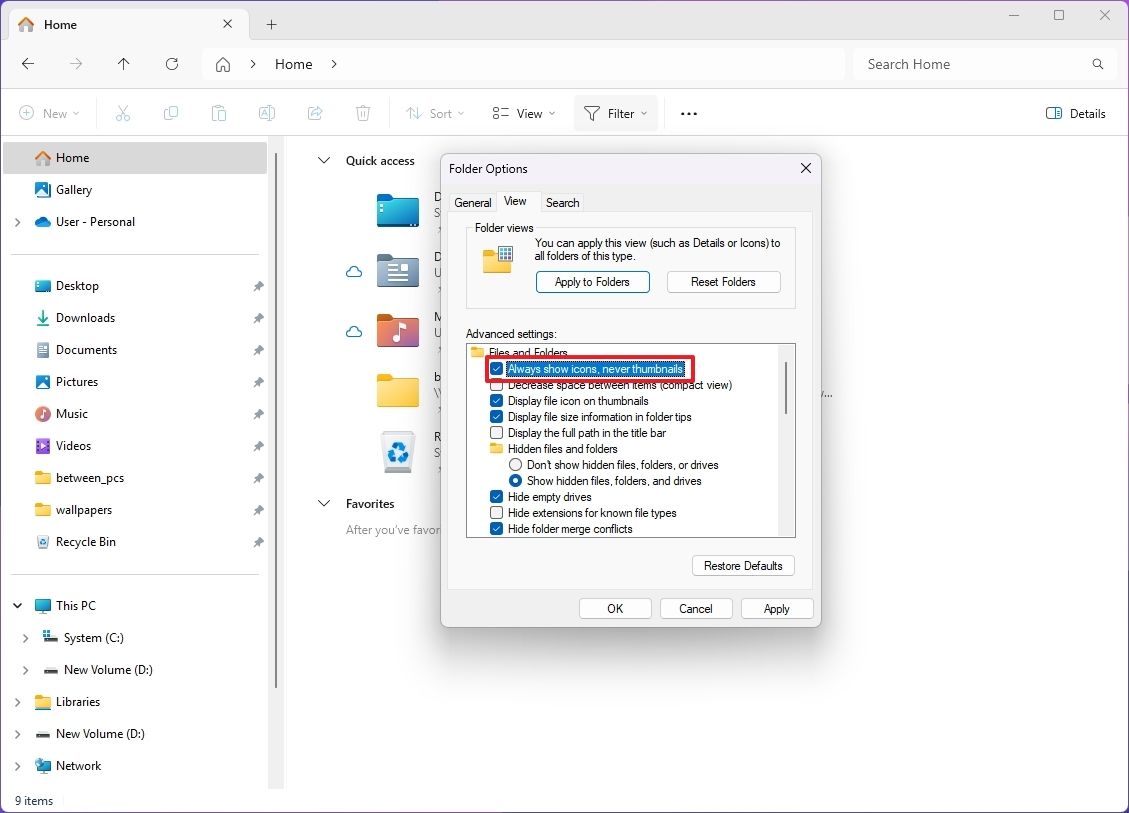 How to disable File Explorer thumbnails on Windows 11 | Windows Central