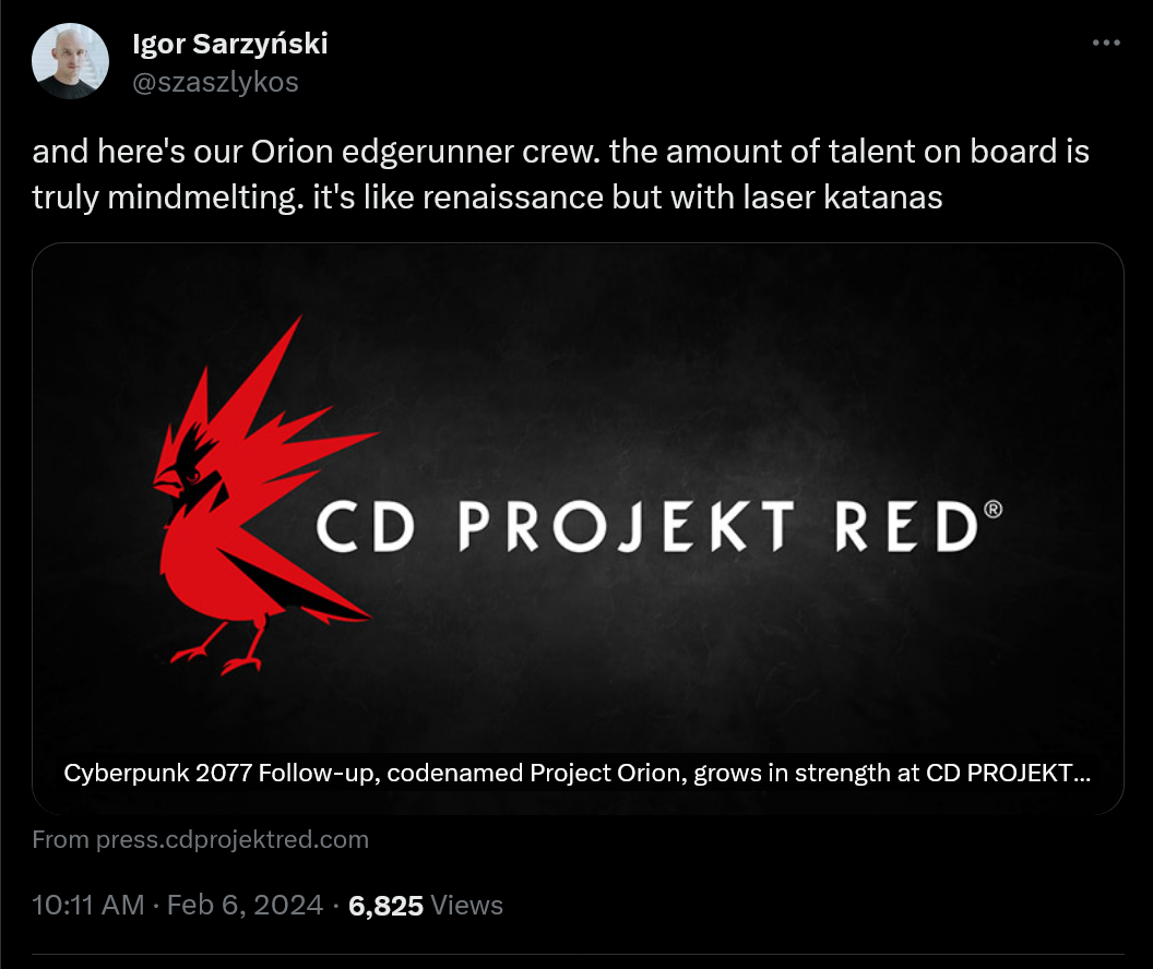 Cyberpunk 2077 sequel announces new lead writer, design director, and ...