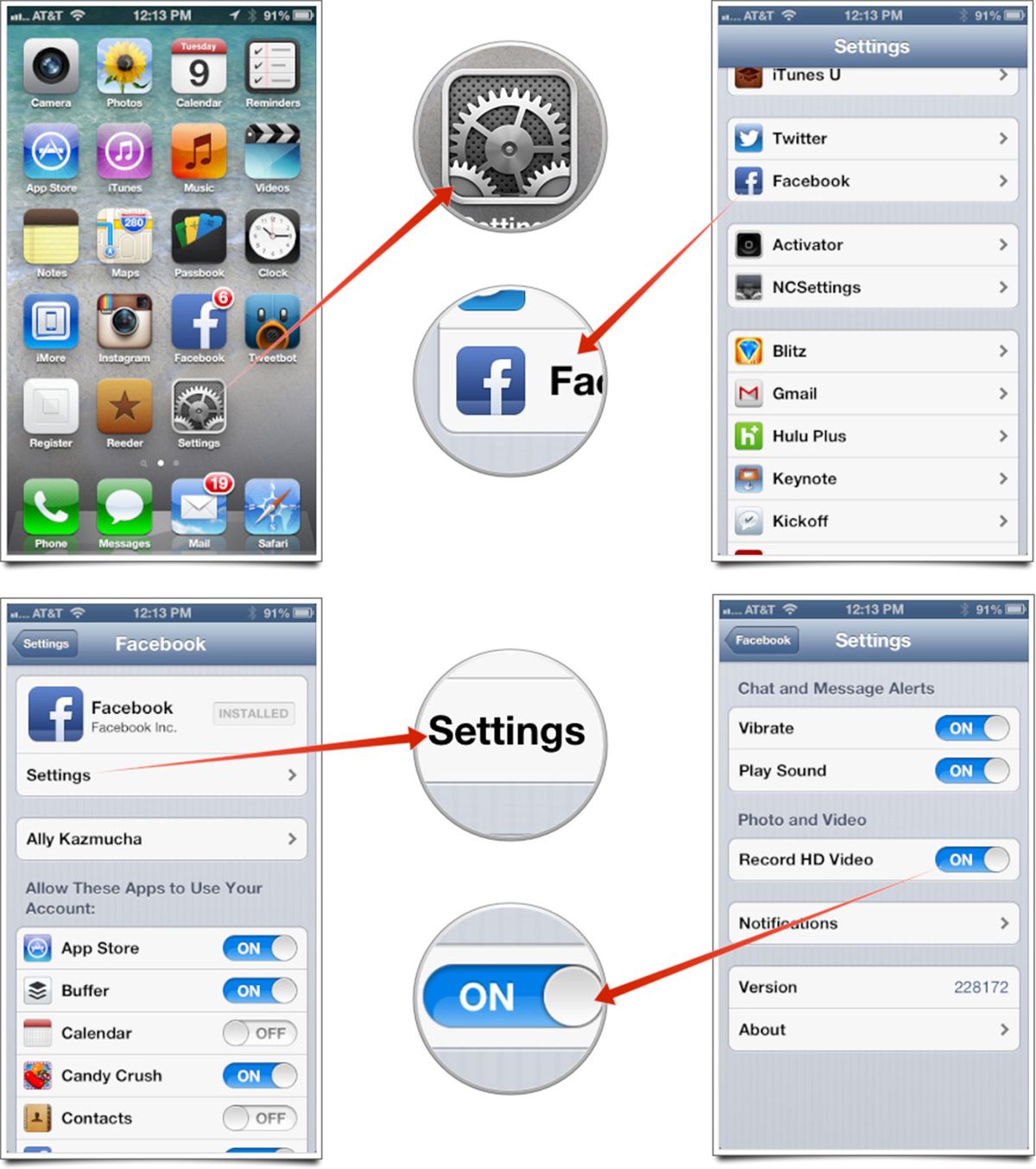 How to configure Facebook for iPhone and iPad to record HD video | iMore