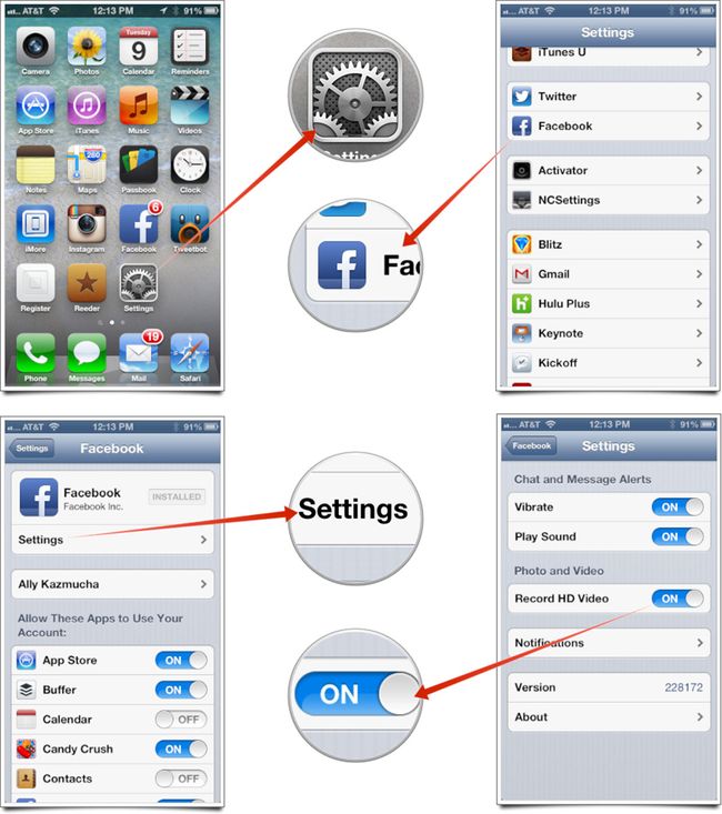 How to configure Facebook for iPhone and iPad to record HD video | iMore