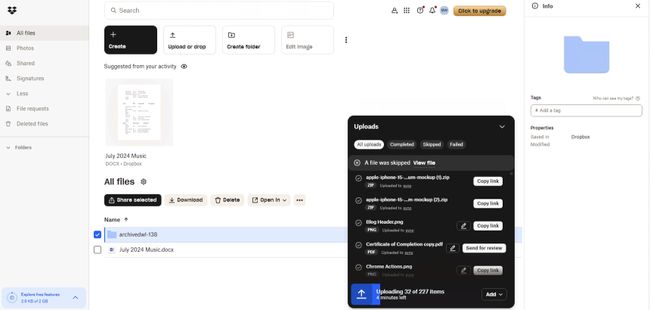 Dropbox cloud storage review: many choices for individuals, families ...