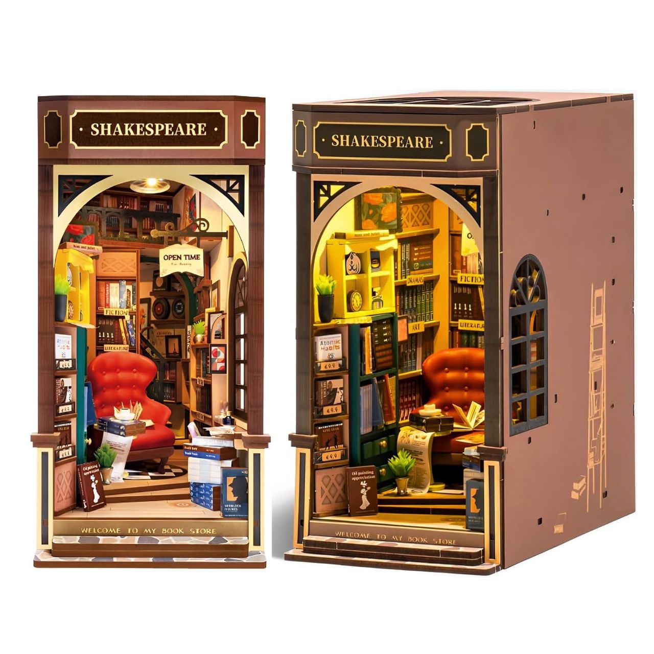 What are book nooks? These mini-scenes are taking over bookshelves ...