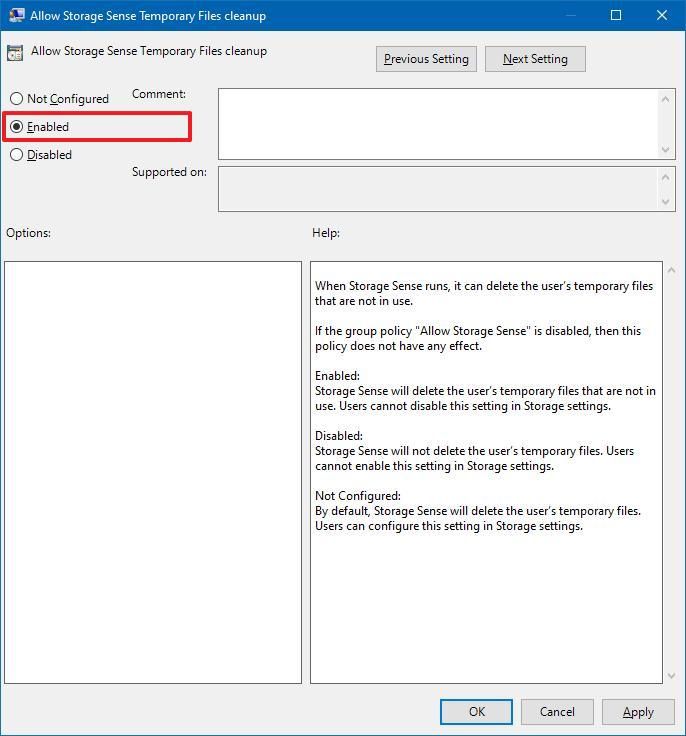 How to manage Storage sense settings using Group Policy on Windows 10 ...