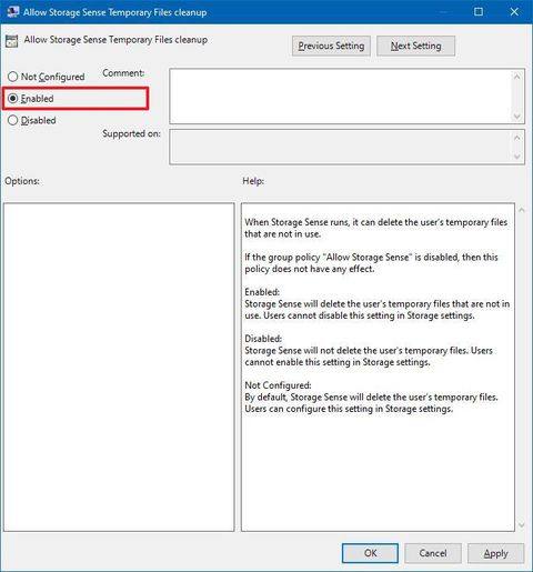 How to manage Storage sense settings using Group Policy on Windows 10 ...