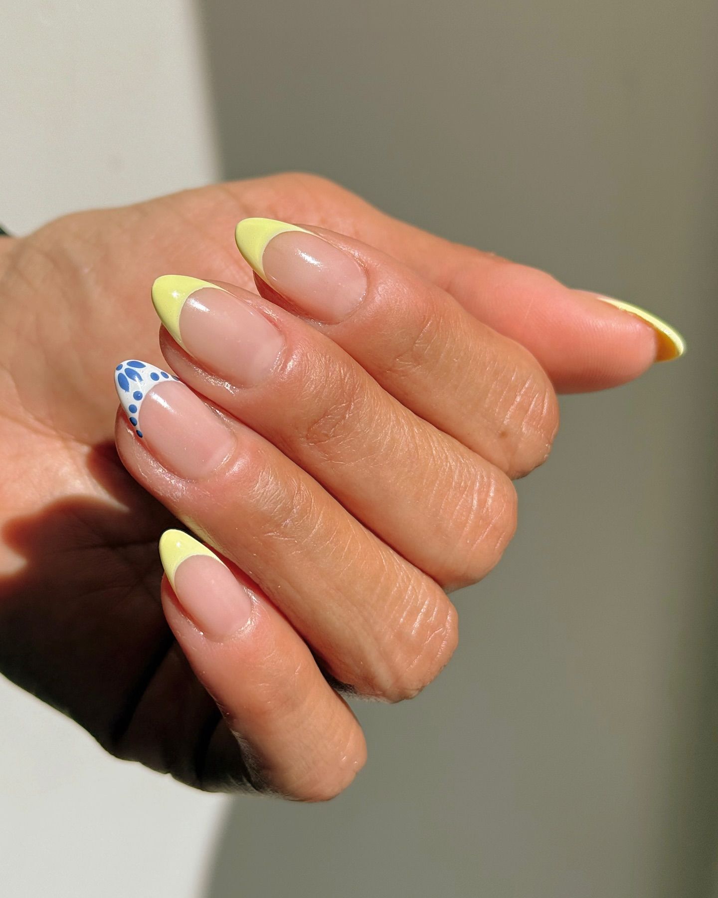 Yellow French Tip Nails Are Having a Moment Right Now | Who What Wear