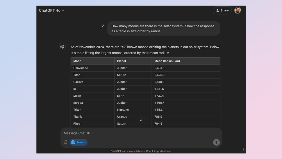 I spent the weekend with ChatGPT Search — goodbye, Google | Tom's Guide