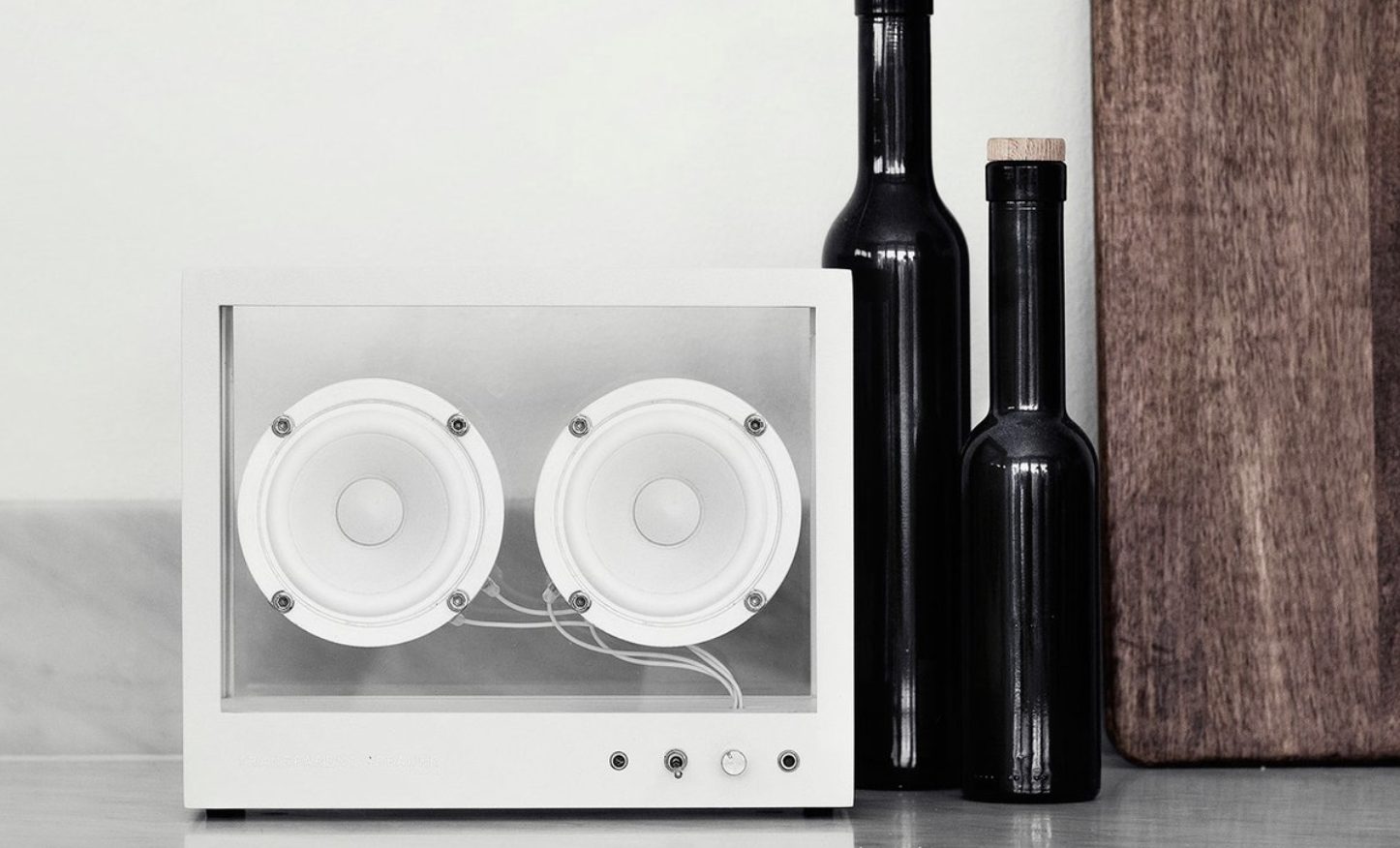 Transparent Sound has made a wireless speaker that's... transparent ...