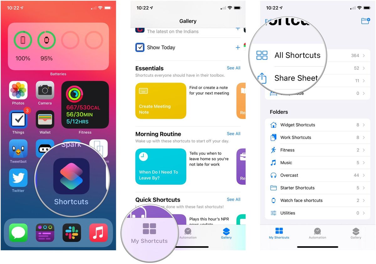 How to organize your shortcuts on iPhone and iPad | iMore
