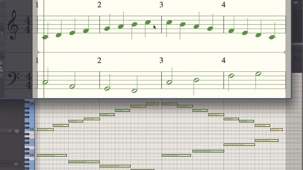 Practical music theory: use motion to make a melody and bassline ...