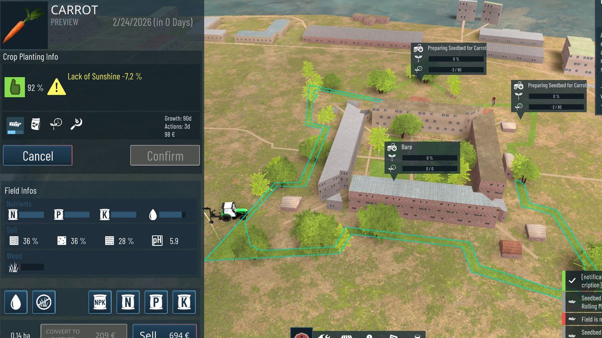 This farming sim lets you plant crops anywhere you want on a real-world ...