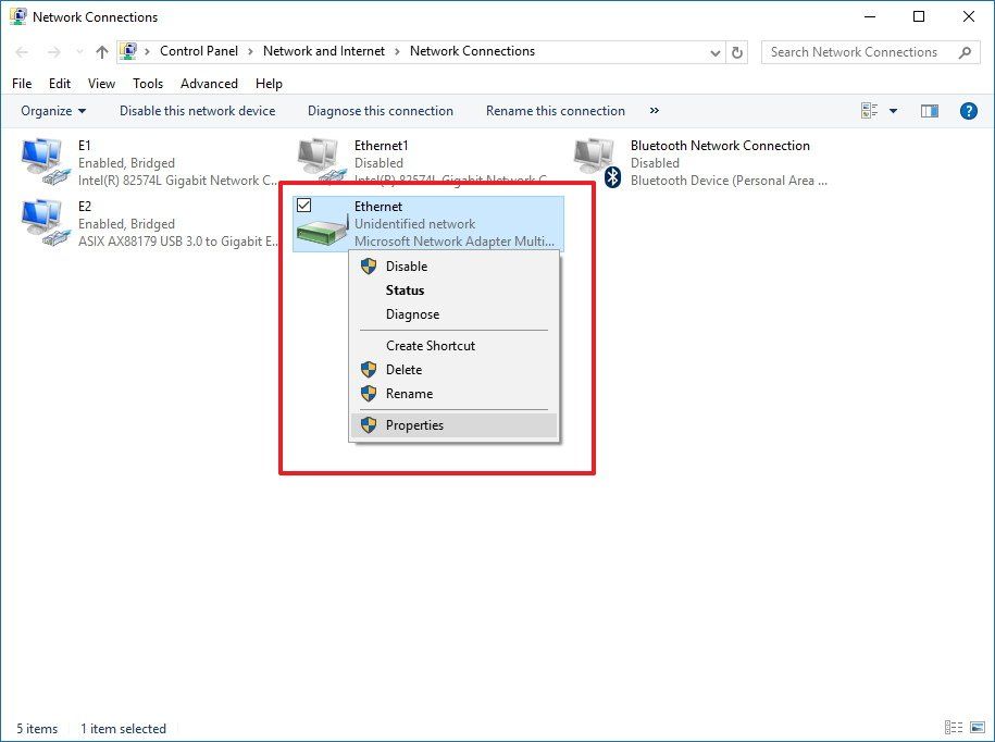 How to set up and manage a Network Bridge connection on Windows 10 ...