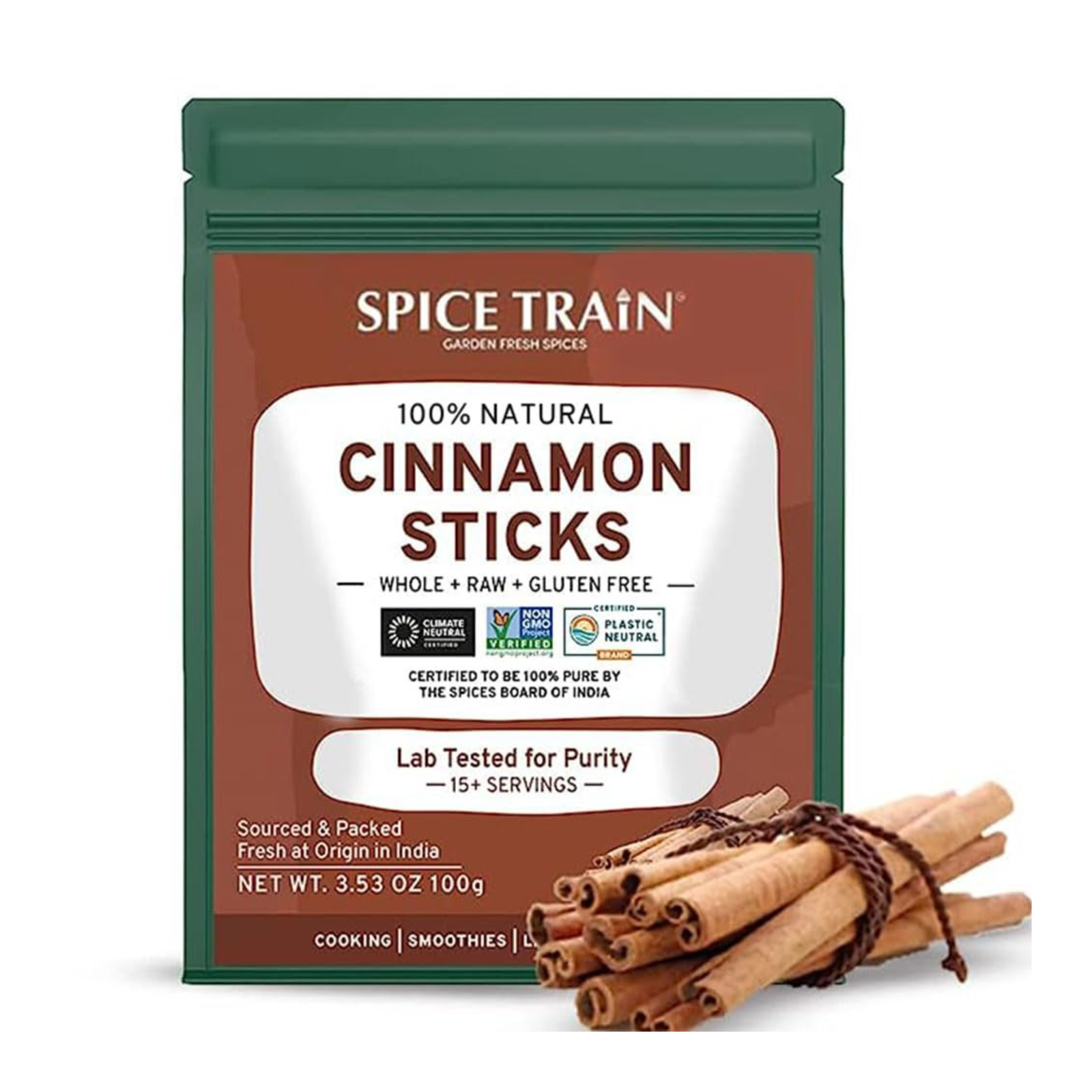 What does blowing cinnamon on your front door do?