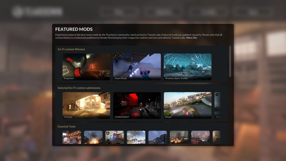 One million copies and 5000 mods later, Teardown's creator is just ...