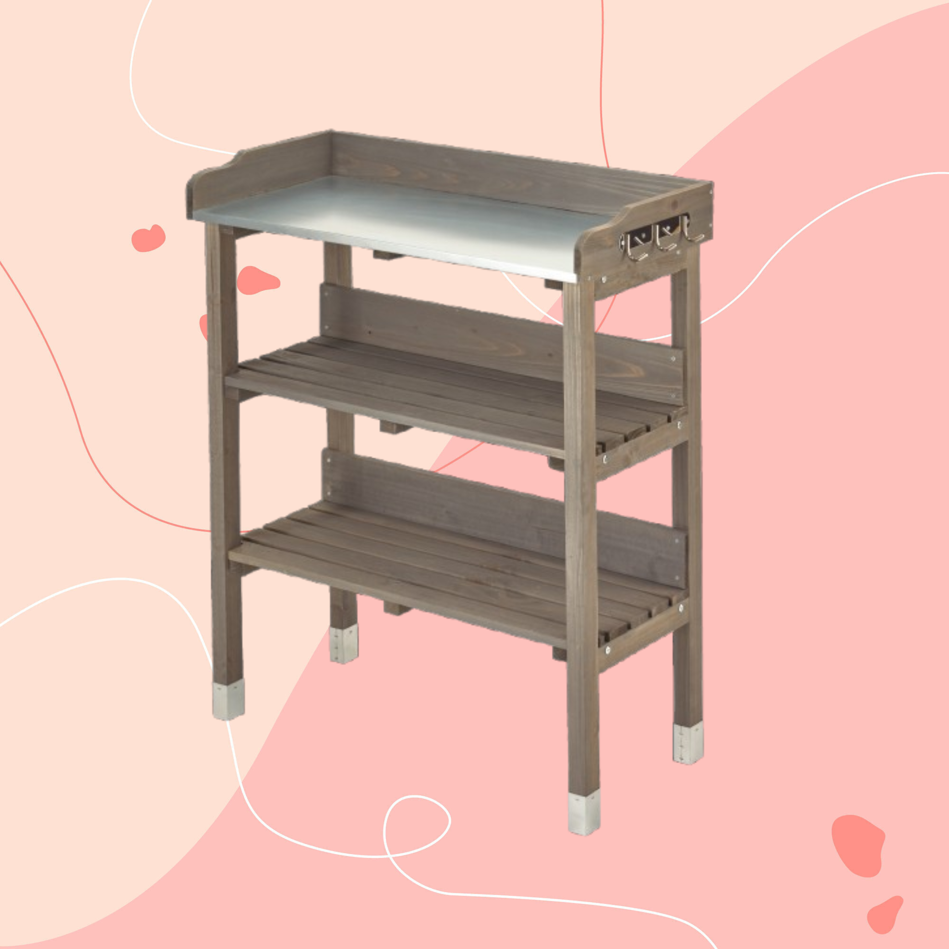 Our favourite Aldi £30 potting bench is back for 2025 | Ideal Home