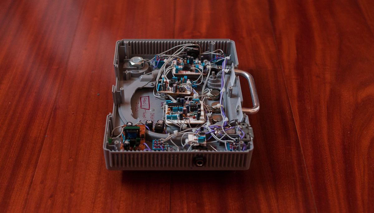 Watch: Someone has built four effects pedals into an original Sony ...