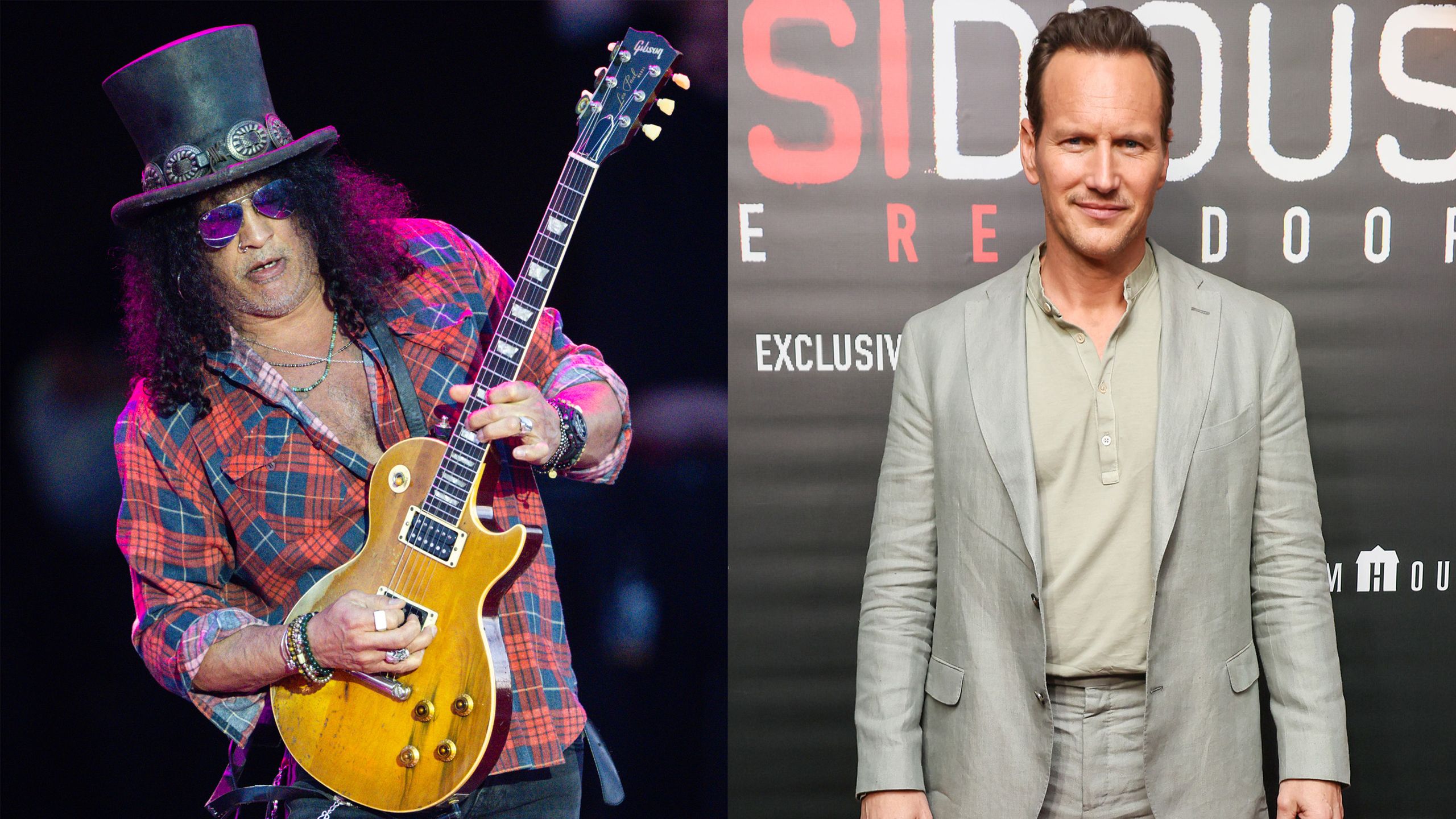 Slash is apparently BFFs with Insidious actor Patrick Wilson: "I bug ...