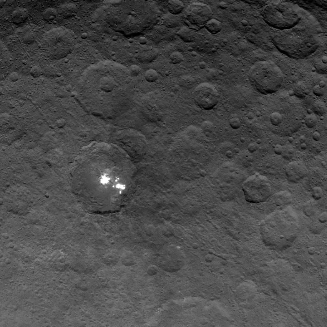 Strange Bright Spots on Ceres Create Mini-Atmosphere on Dwarf Planet ...