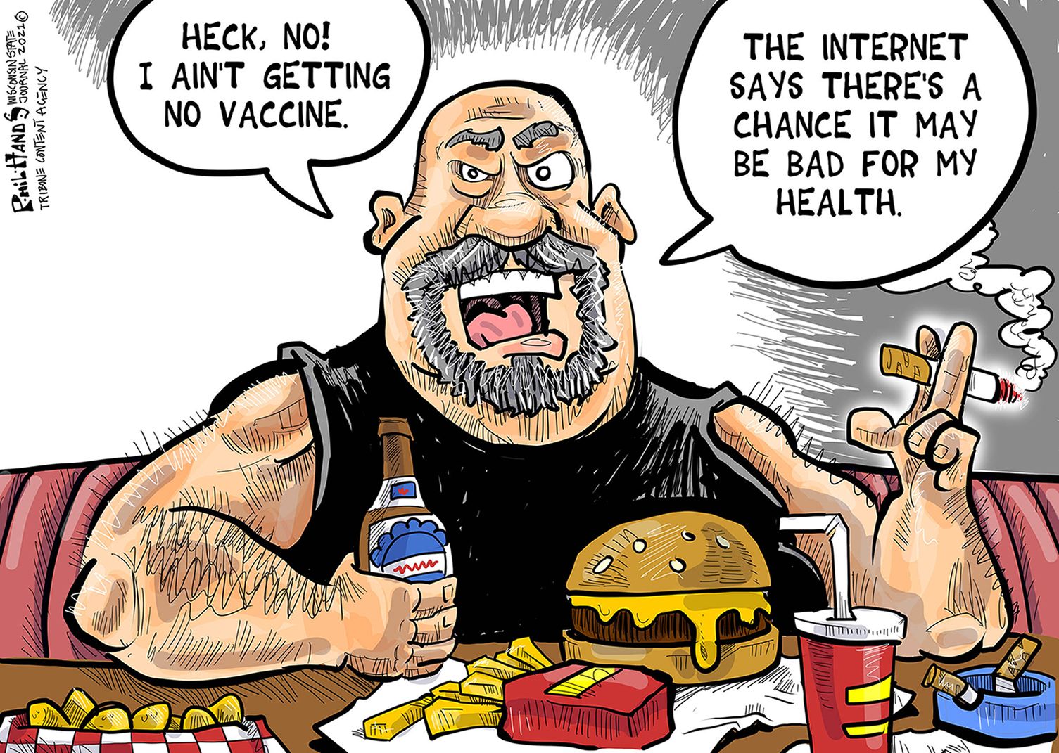 Editorial Cartoon U.S. anti vaccine health covid | The Week