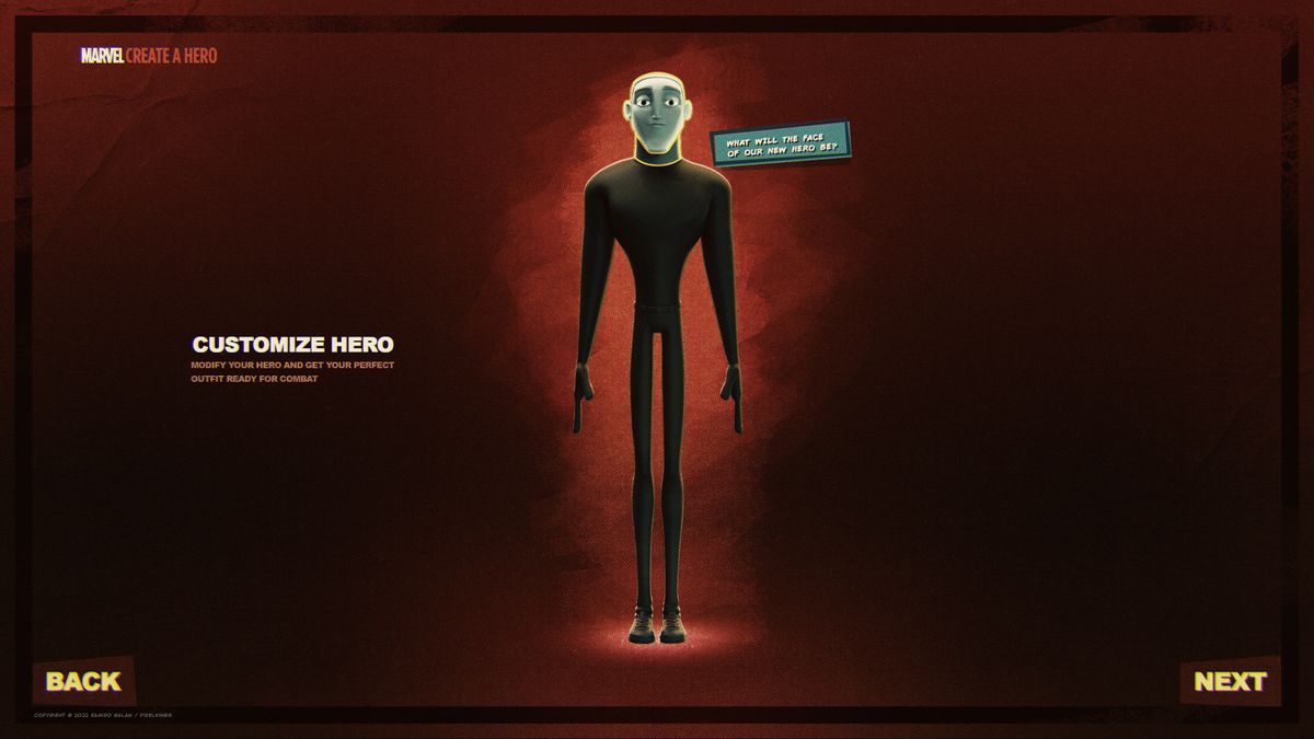 Here's a look at the canceled Marvel MMO's hero creator | PC Gamer