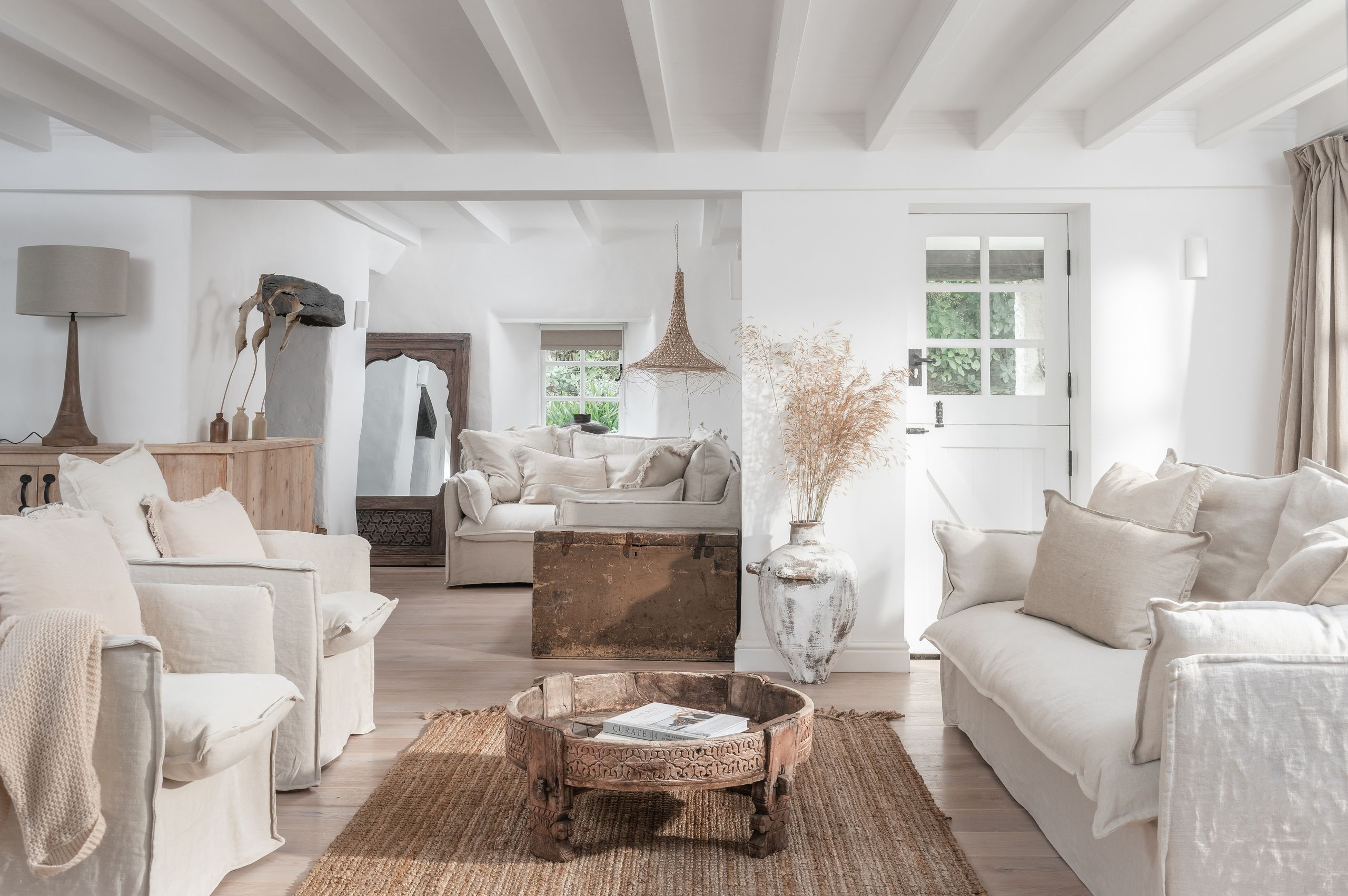 A modern rustic Cornish cottage that's a neutral lovers dream | Livingetc