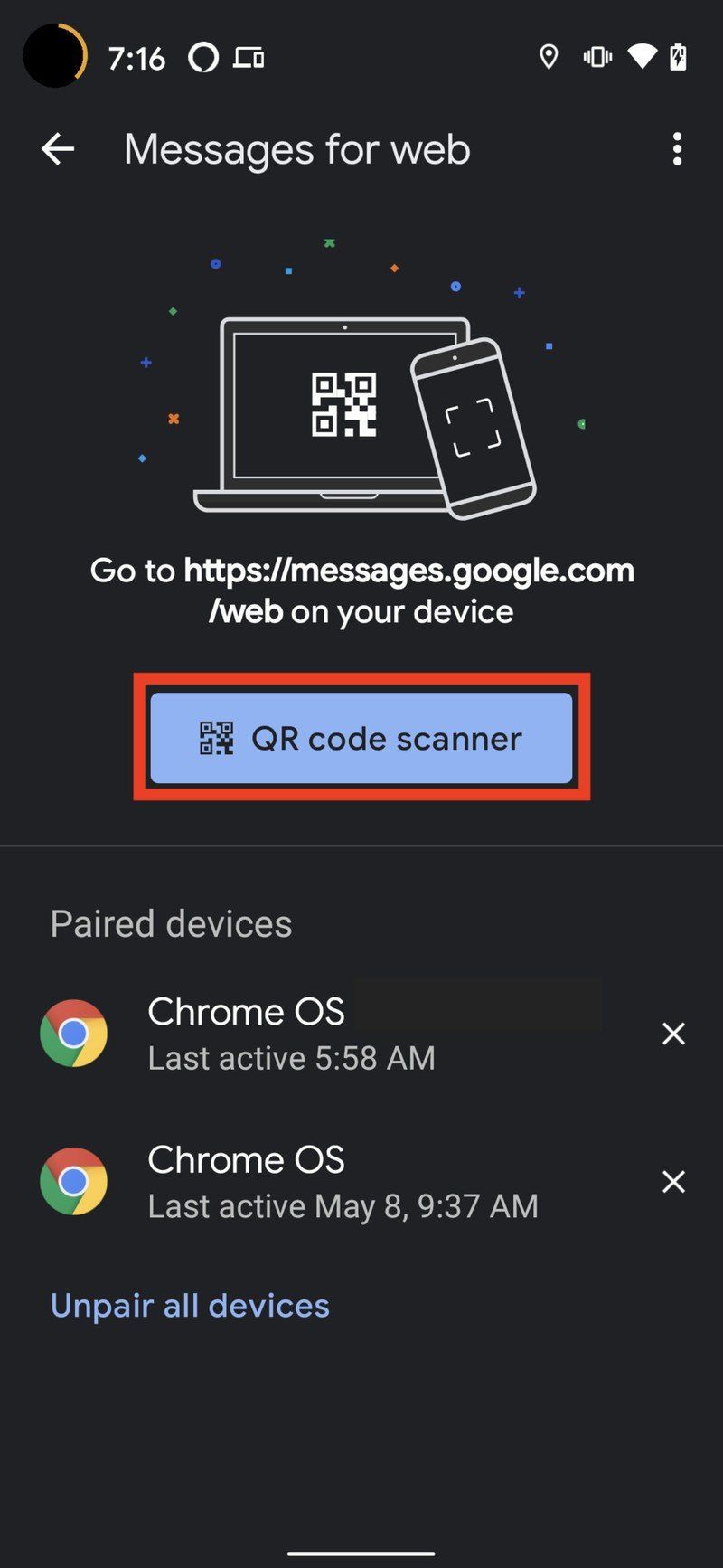 How to use Google Messages from a web browser or Chromebook | Android ...