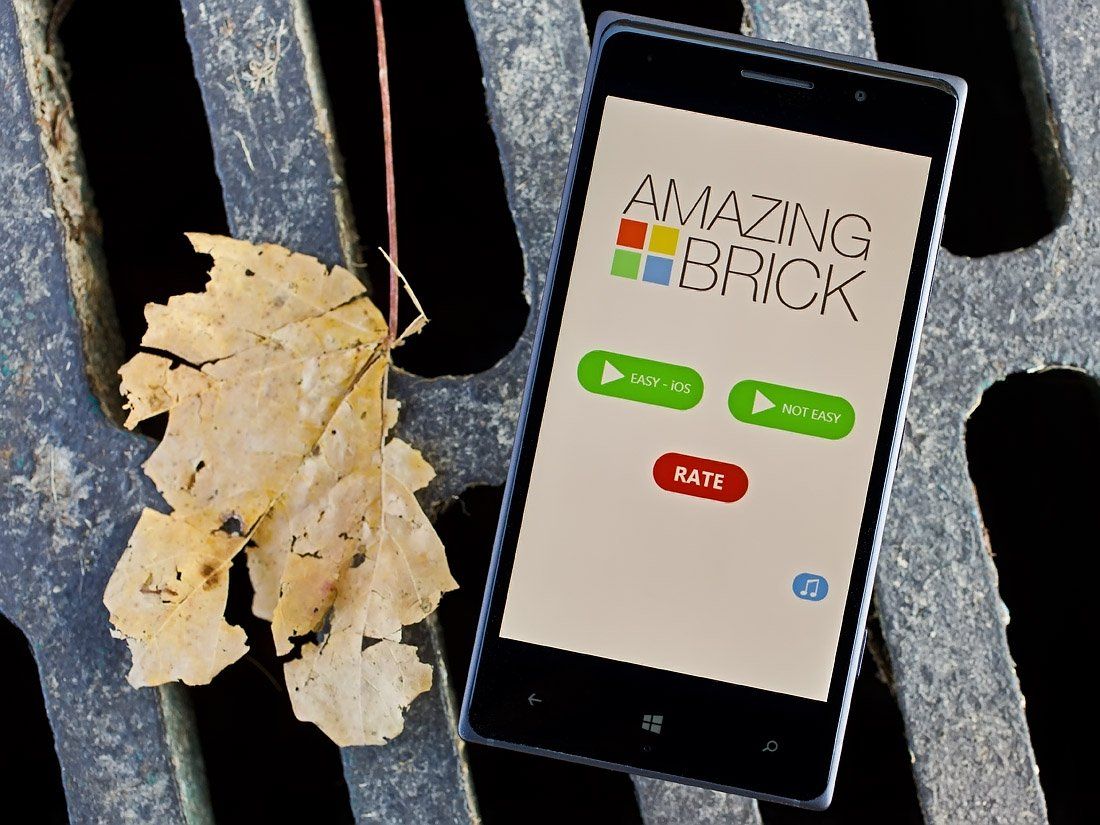 Amazing Brick, another simple Windows Phone game that could drive you ...