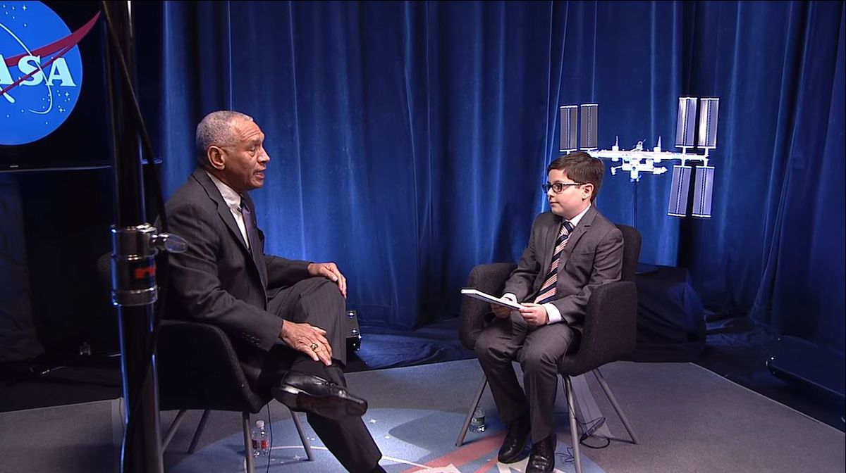9-Year-Old Reporter Talks Mars Trips with NASA Chief (Video) | Space