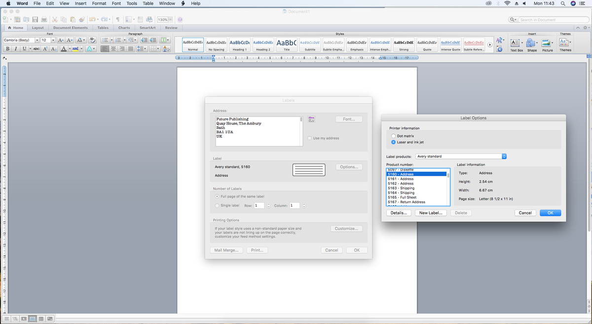 How to print labels from Microsoft Word | Top Ten Reviews