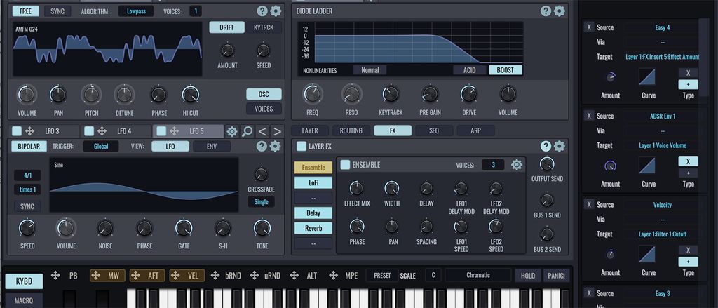 “A layered world of modular synthesis, sequencing and more, with ...