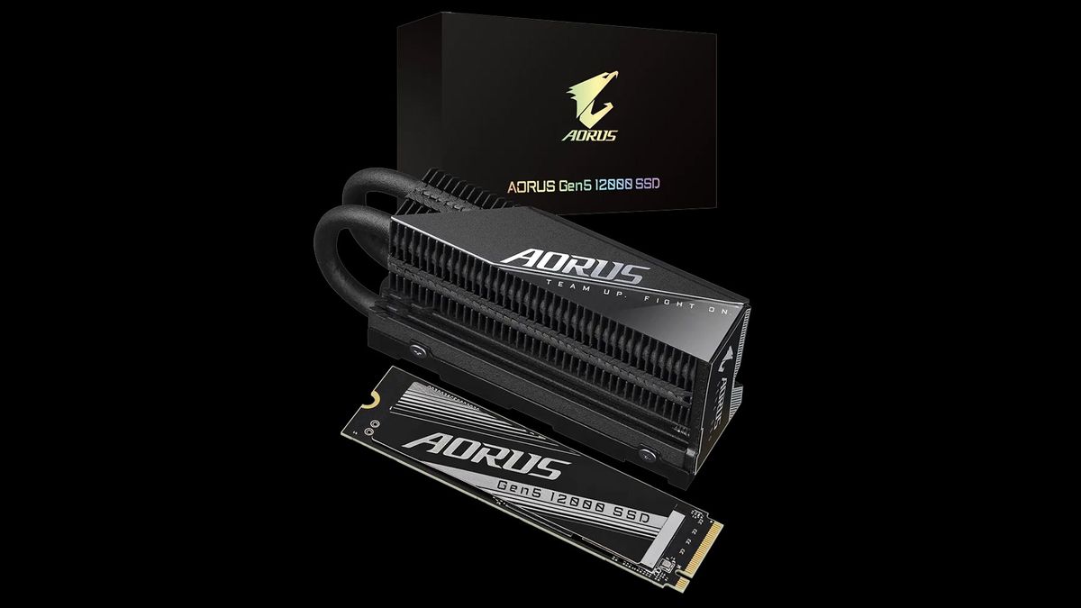 Gigabyte Unveils 12 GB/s Aorus Gen5 12000 SSD | Tom's Hardware