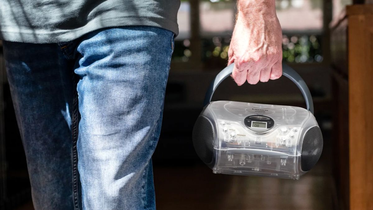 Lenco’s transparent portable CD player will have you swapping CDs like ...