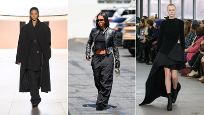 How to Style All-Black Outfits, According to the Runways | Marie Claire