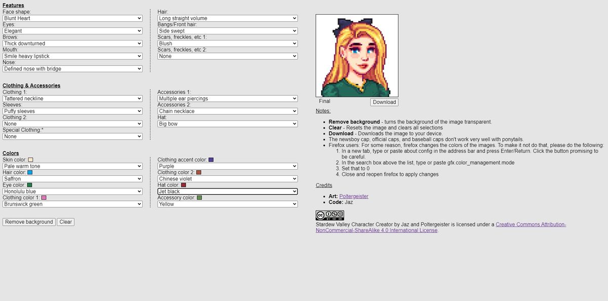 Everyone should use this Stardew Valley portrait creator immediately ...
