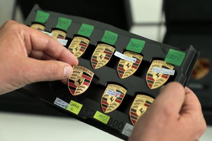 New Porsche crest hones the lines and forms of the original | Wallpaper*