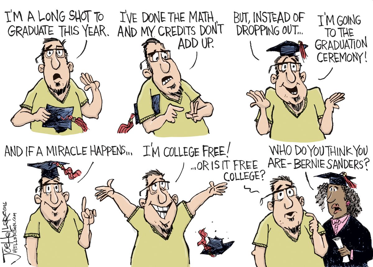 Editorial Cartoon U.S. Graduation 2016 | The Week