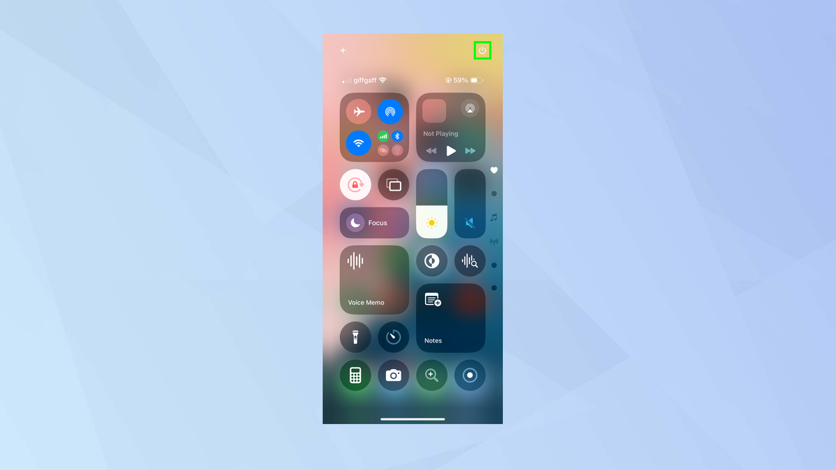 How to restart your iPhone from the Control Center | Tom's Guide