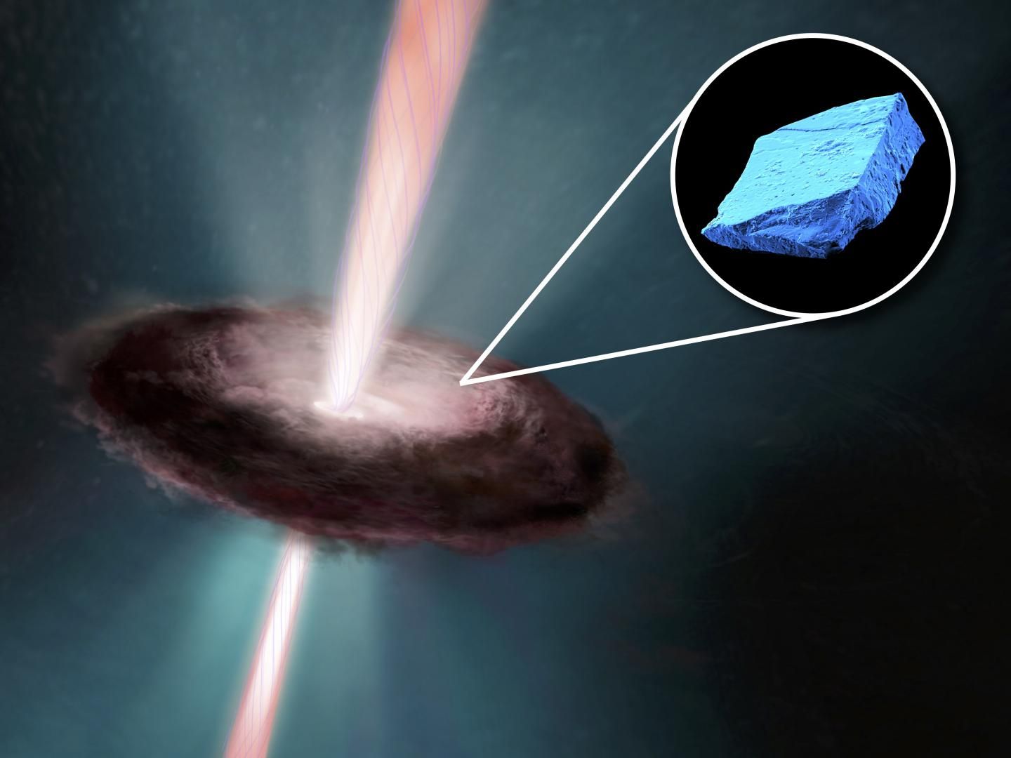 Blue Meteorite Crystals Reveal the Sun's Wild Youth | Space