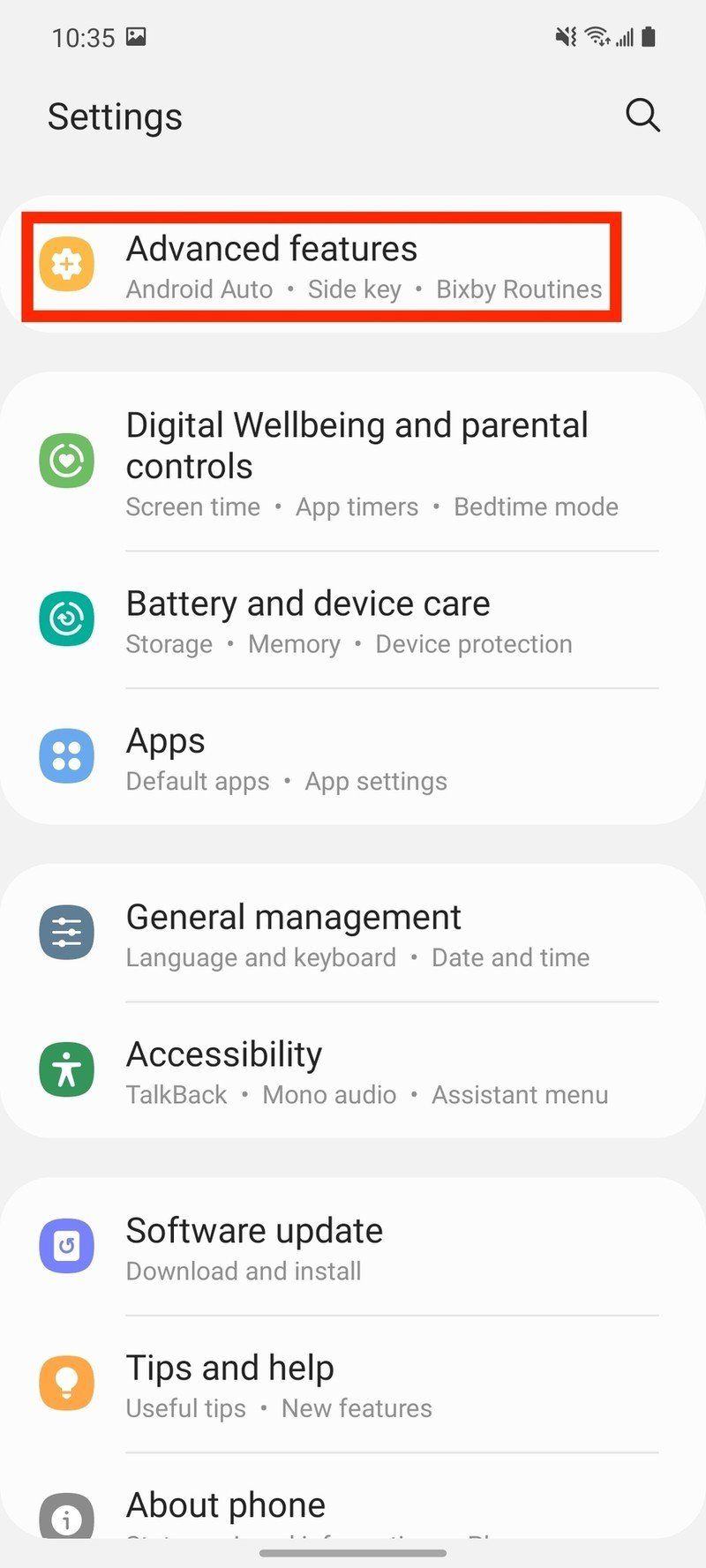 How to activate & change navigation gestures on Samsung Galaxy phone ...