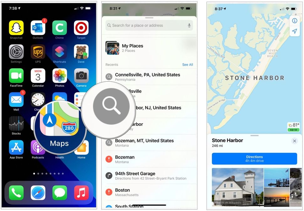 How to delete your search history and destinations in Maps on iPhone ...