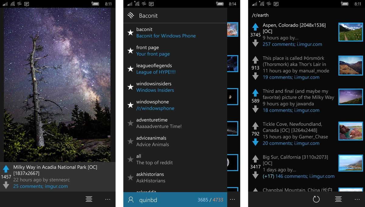 Baconit developer reveals new Universal Windows 10 version of popular ...