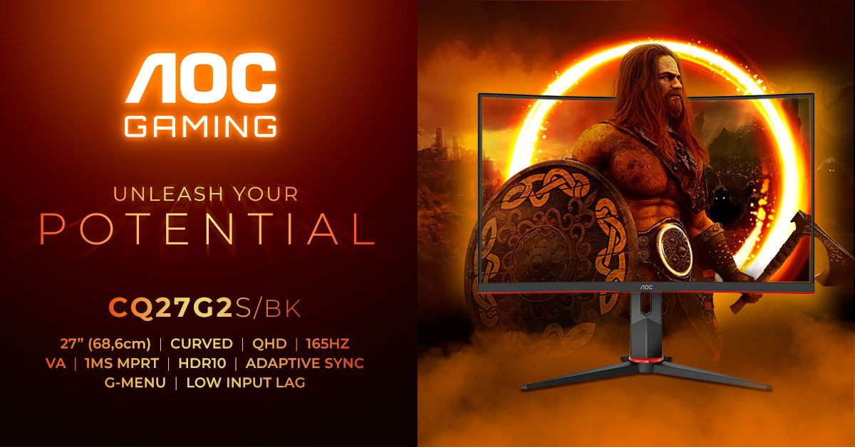 AOC's CQ27G2S 165Hz QHD Monitor Aims for PC Gaming Sweet Spot | Tom's ...