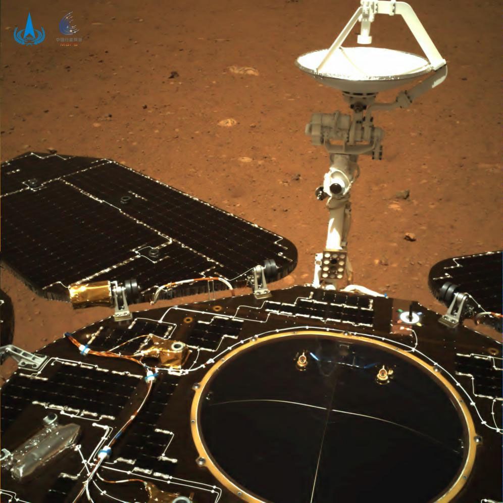 Behold! China unveils 1st Mars photos from Zhurong rover | Space